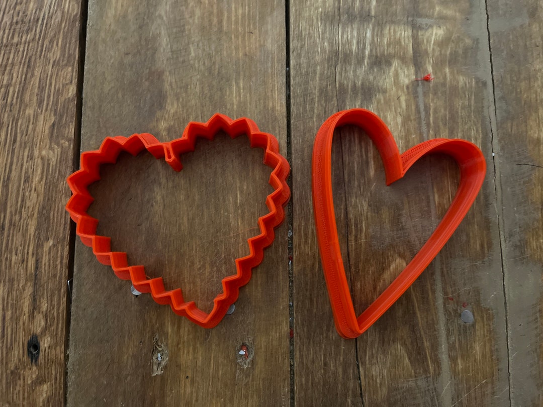Heart Shape Cutter Set - Etsy