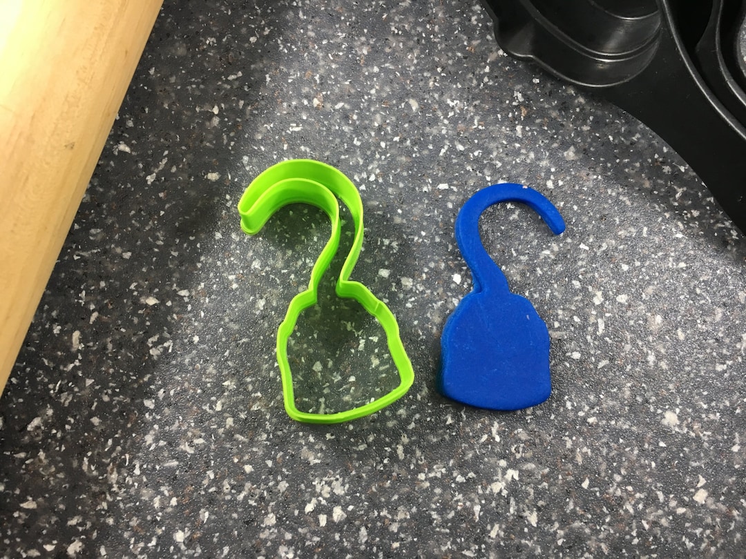 3D Printed Hook Hand Cookie Cutter: Pirate Party Baking - Etsy