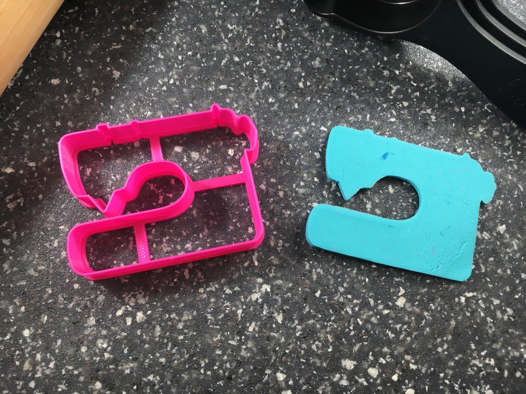 Sewing Machine Cookie Cutter: 3D Printed Fondant Cutter - Etsy