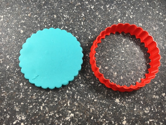 Round Scalloped Circle Shape Cutter | Etsy