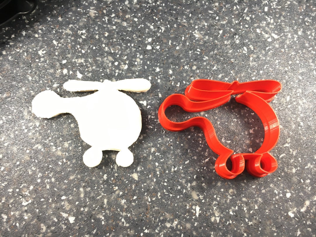 Helicopter Cookie Cutter | Fun, Aviation and Themed Baking for Parties ...