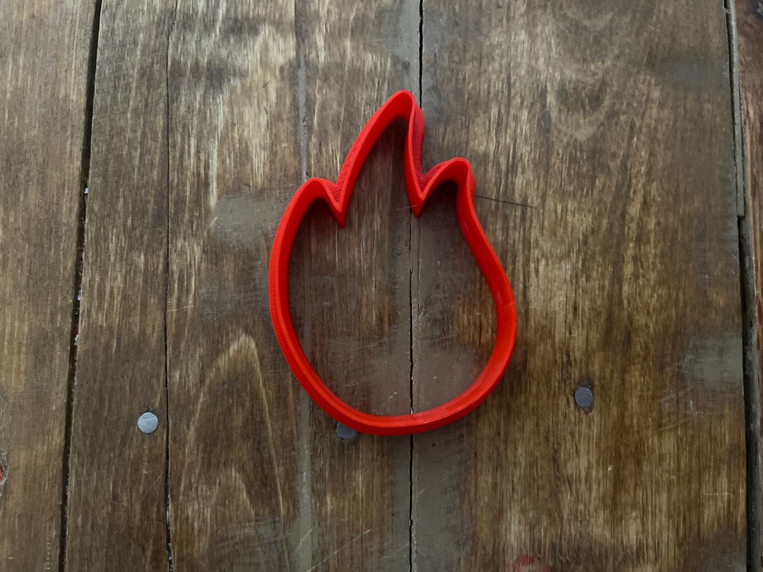 Fire Flame Cookie Cutter: 3D Printed Baking Tool - Etsy