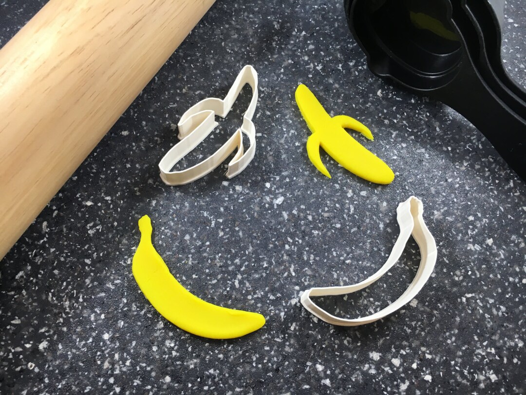 Banana Shapes Cutter Set – Fun Design for Baking, Crafts, and Fruit ...