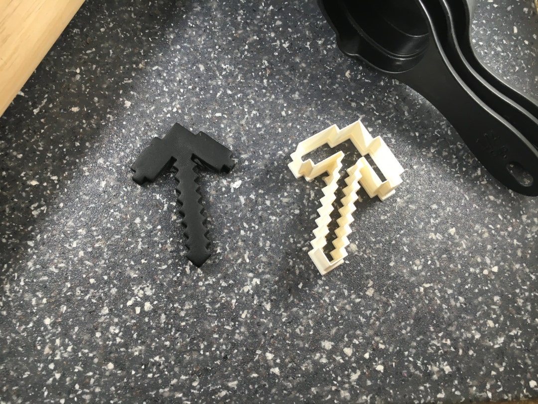 Pixelated Pick Cookie Cutter – Retro Design for Baking, Crafts, and ...