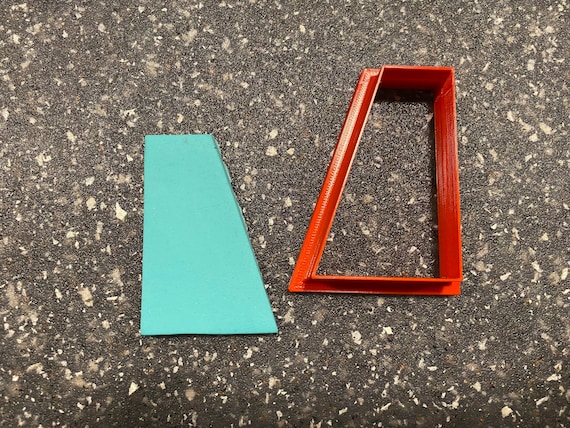 Tilted Trapezoid Shape Cutter | Etsy