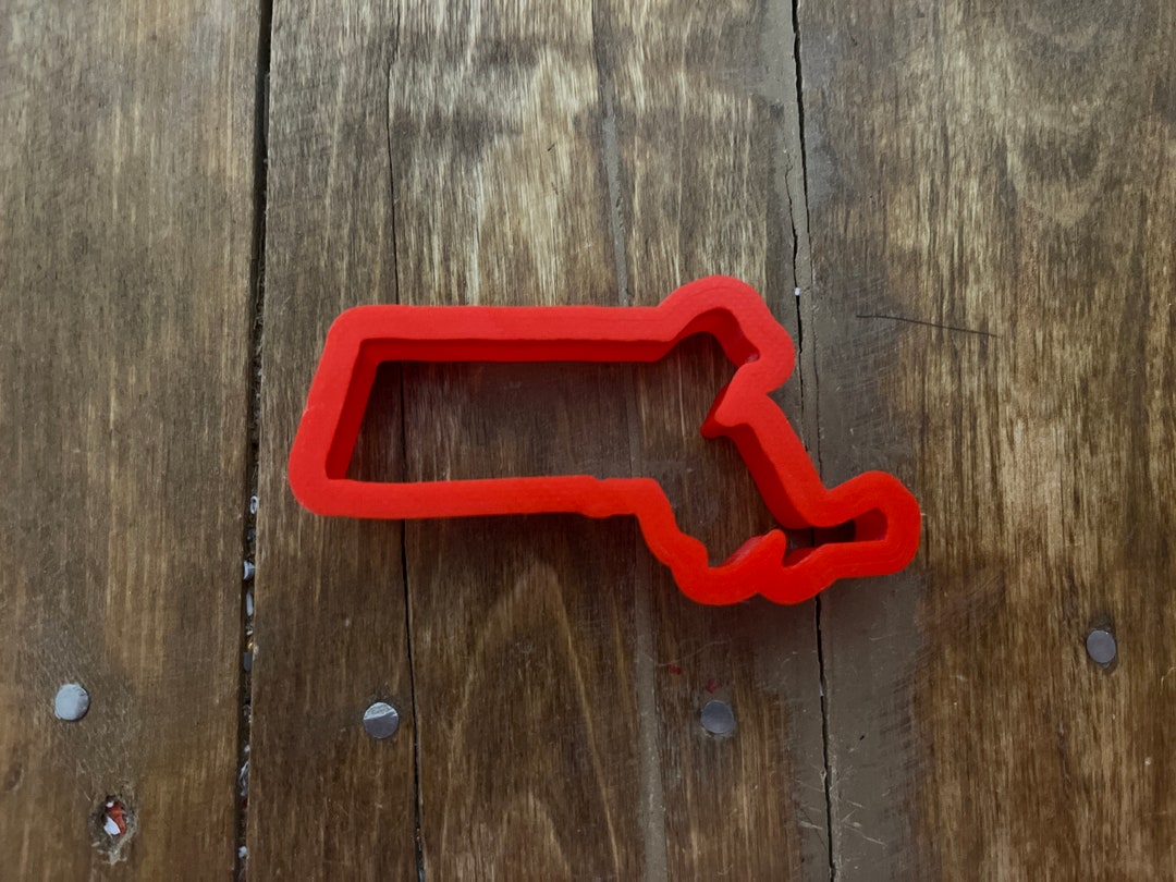 Massachusetts State Cookie Cutter - USA Map Shape for Baking & Crafts ...