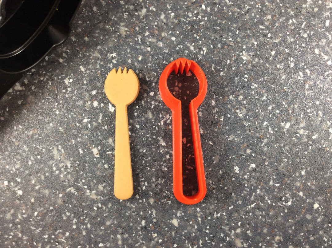 Spork Shape Cutter – Unique Design for Baking, Crafts, and Kitchen ...
