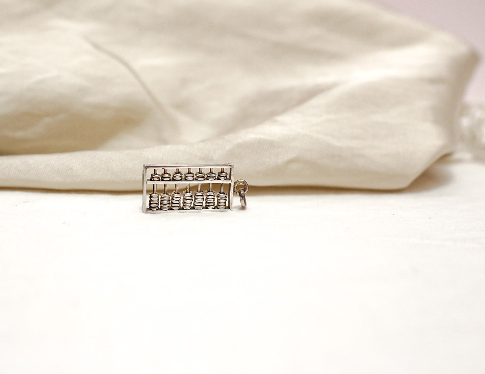 Antique Japanese Sterling Silver Abacus Charm, Pendant, - Etsy