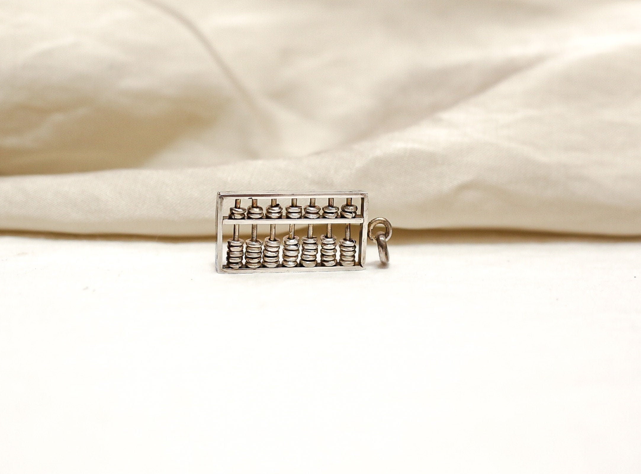 Antique Japanese Sterling Silver Abacus Charm, Pendant, - Etsy