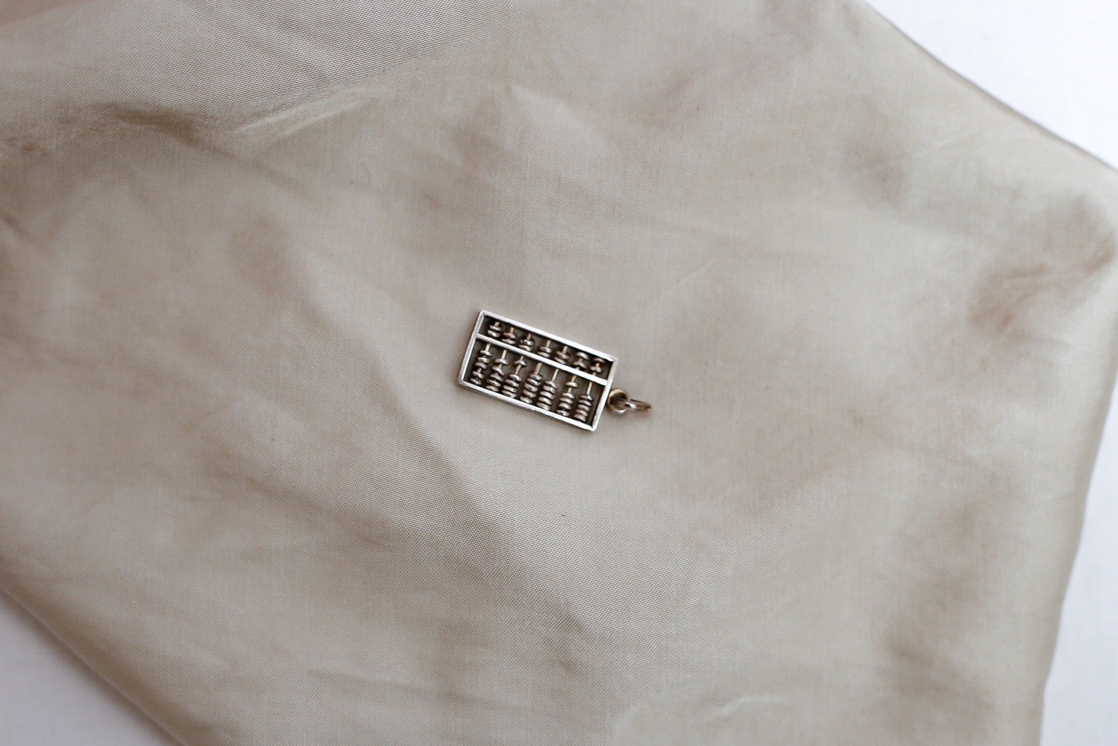 Antique Japanese Sterling Silver Abacus Charm, Pendant, - Etsy