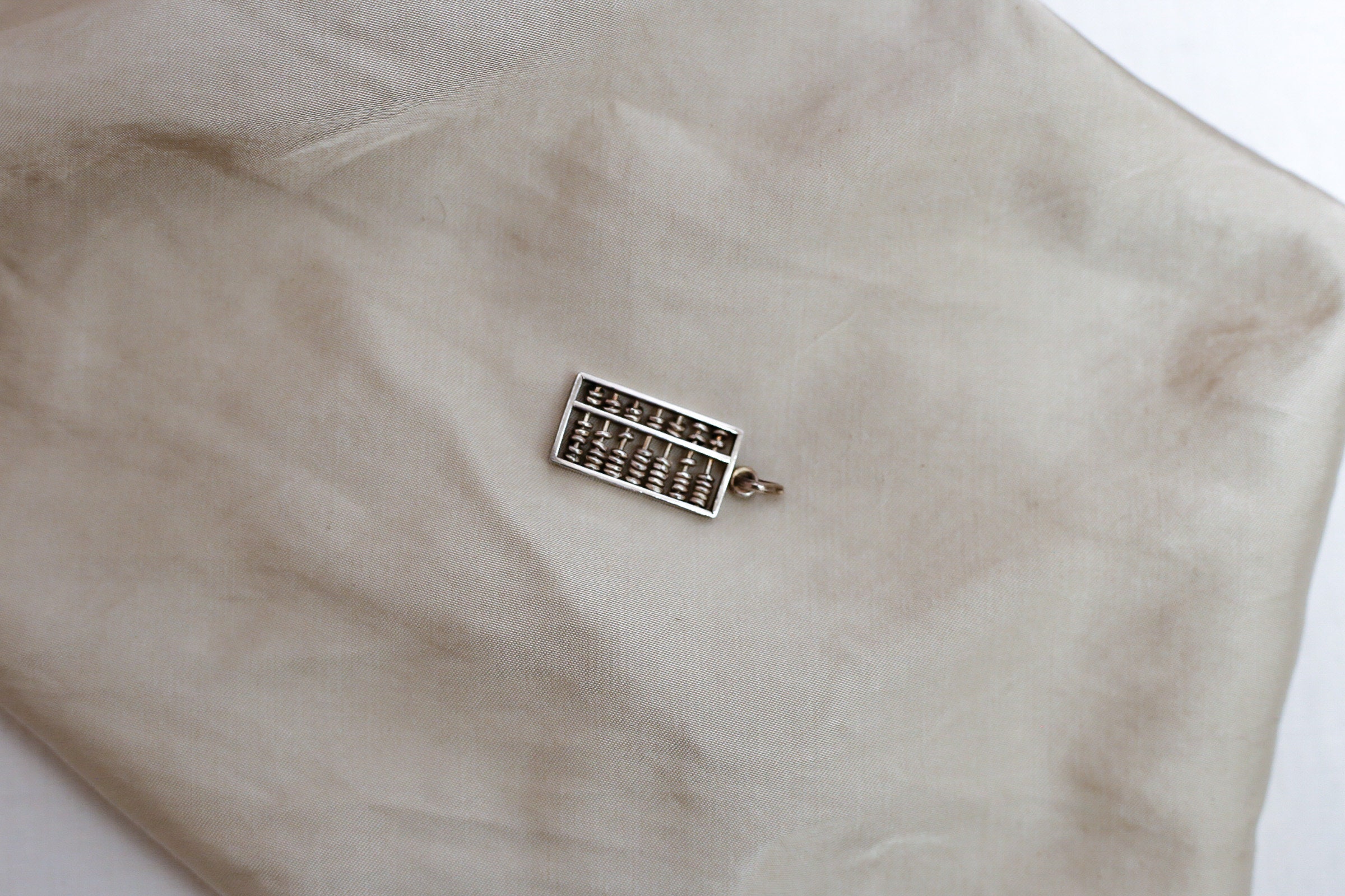 Antique Japanese Sterling Silver Abacus Charm, Pendant, - Etsy