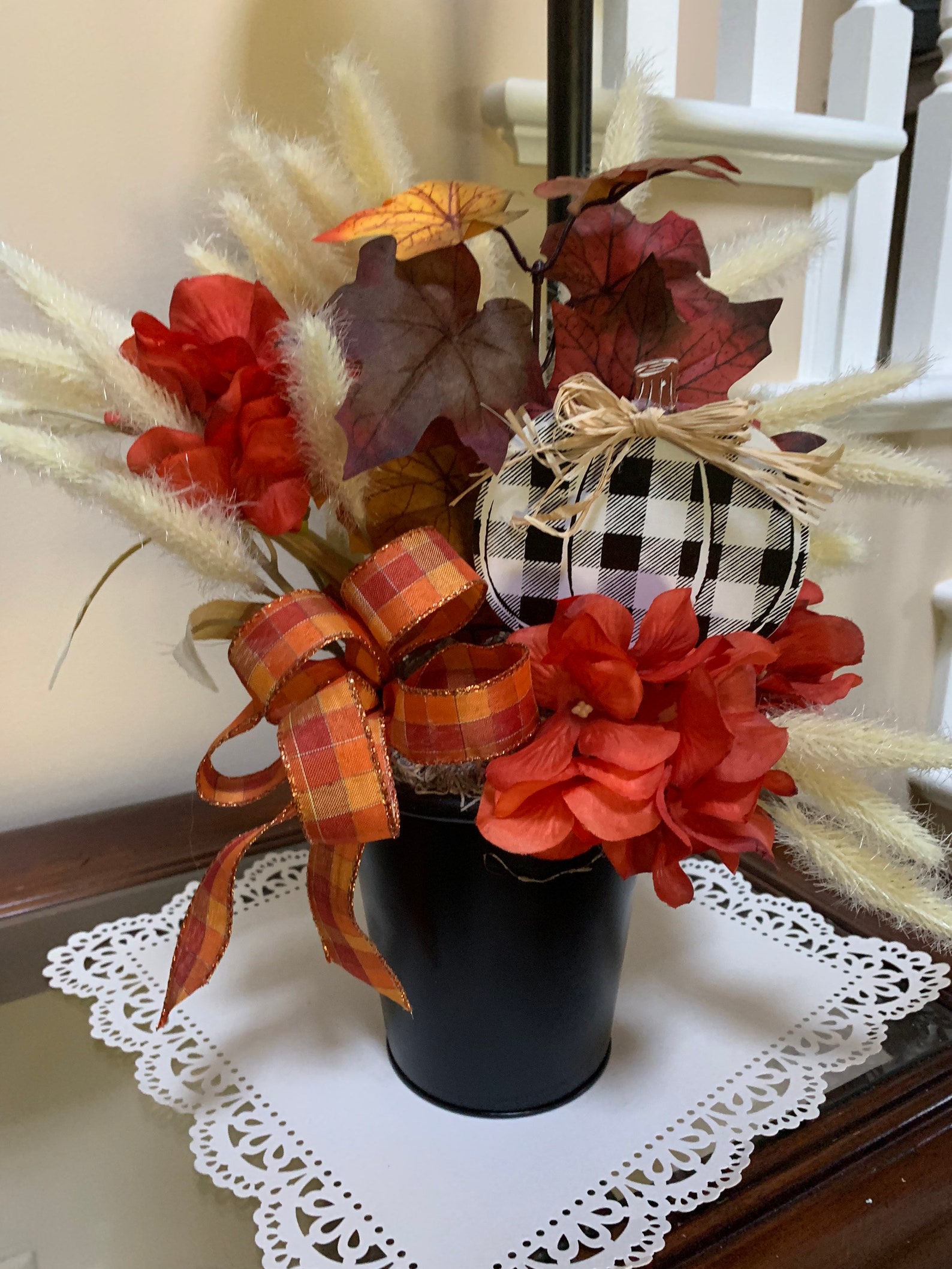 Fall Tabletop Decor Autumn Arrangement Harvest Arrangement - Etsy