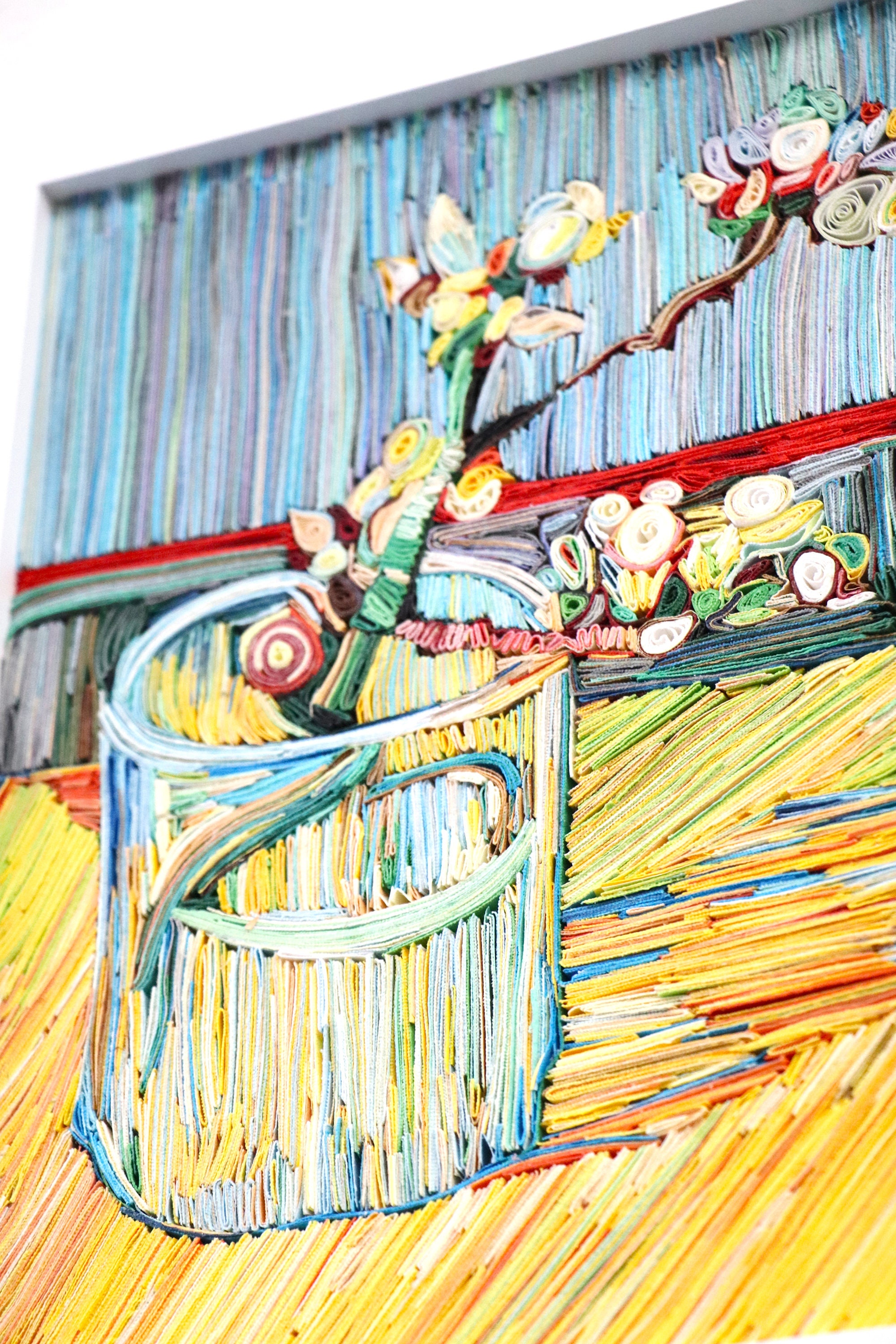 Limited Edition almond Blossom in a Glass, Reproduction by Van Gogh ...