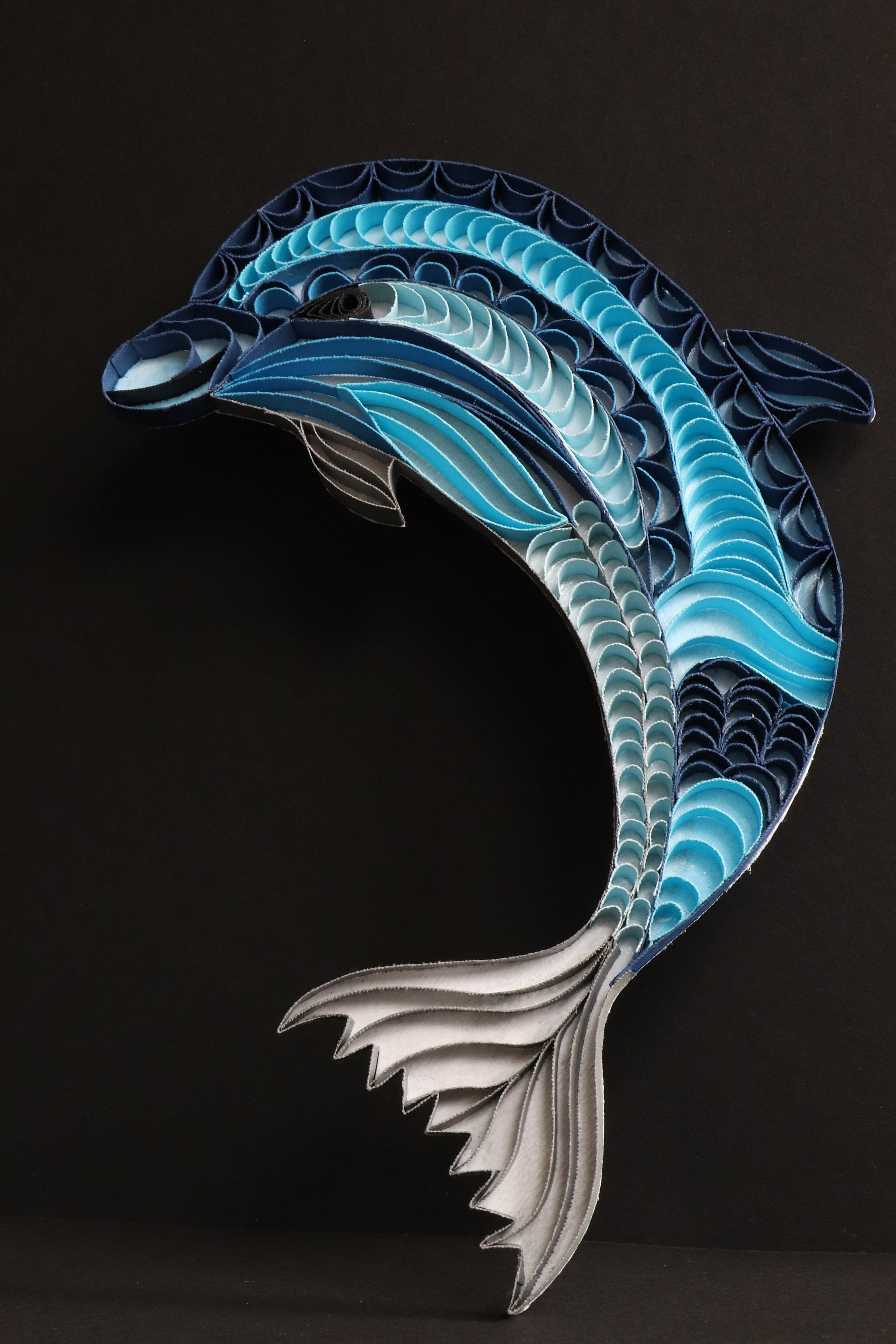 Dolphin Pattern for Crafting Quilled Masterpieces,dive Into Creativity ...