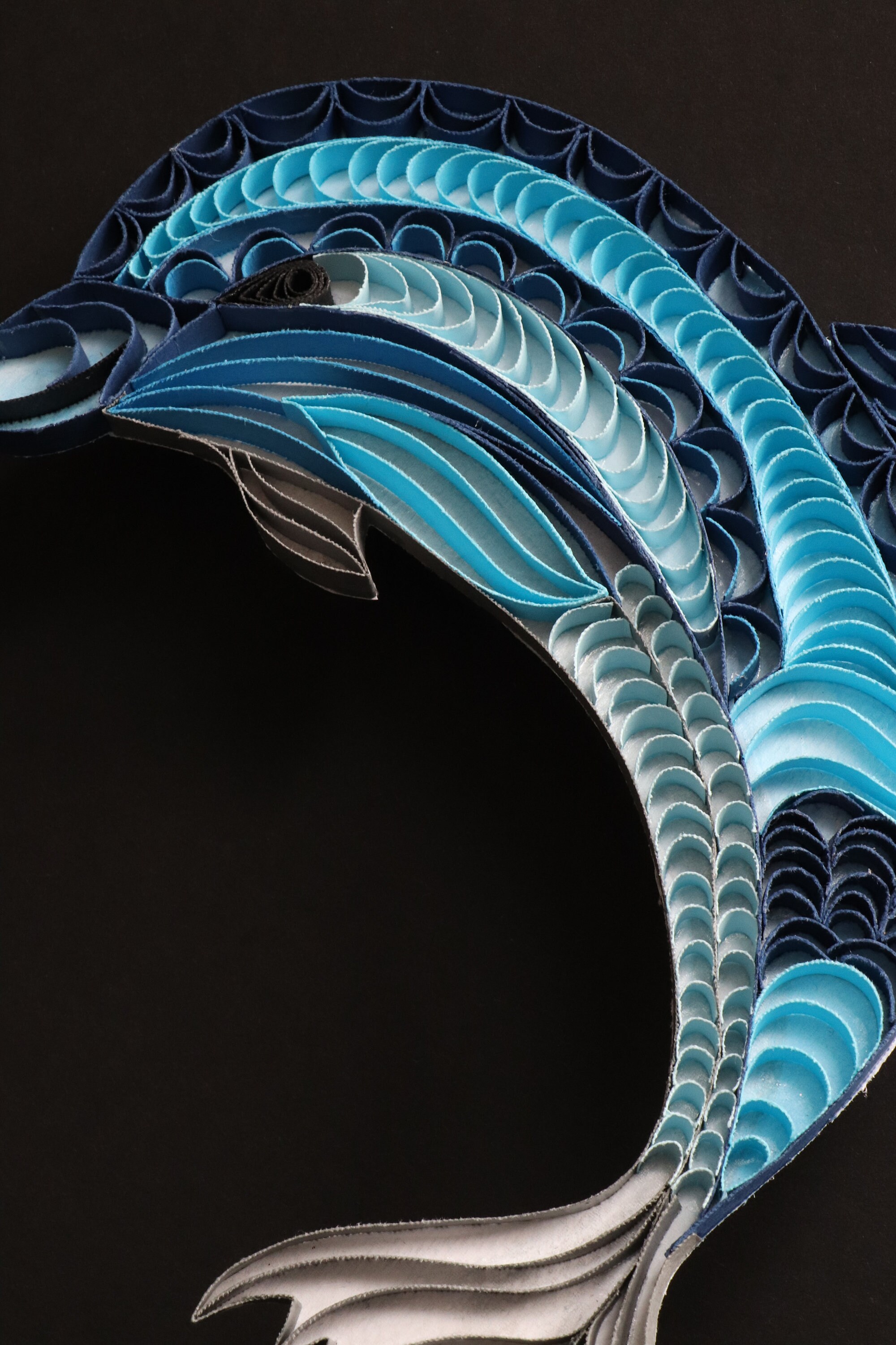 Dolphin Pattern for Crafting Quilled Masterpieces,dive Into Creativity ...