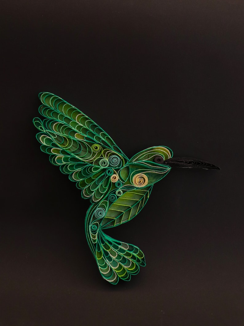 Create Quilled Hummingbird Art With Ease: Step-by-step Tutorial, PDF ...