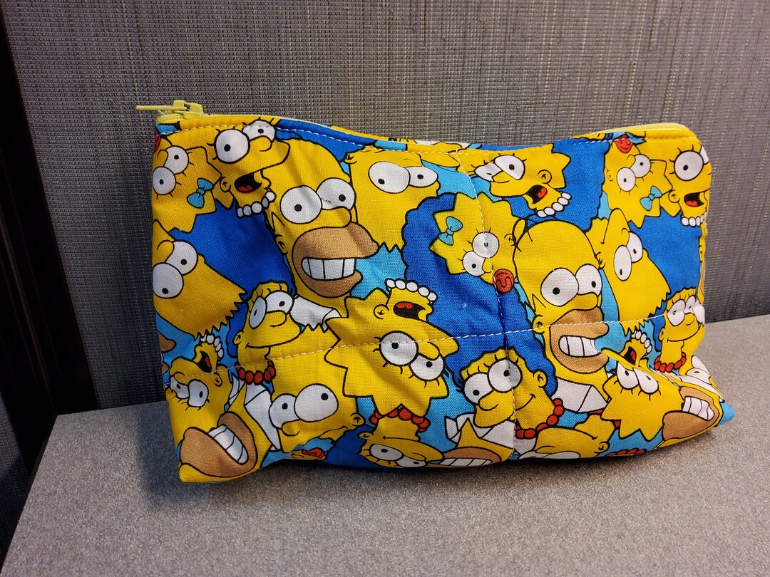 The Simpsons/ Fox Toiletry/cosmetic/art Supply Bag - Etsy