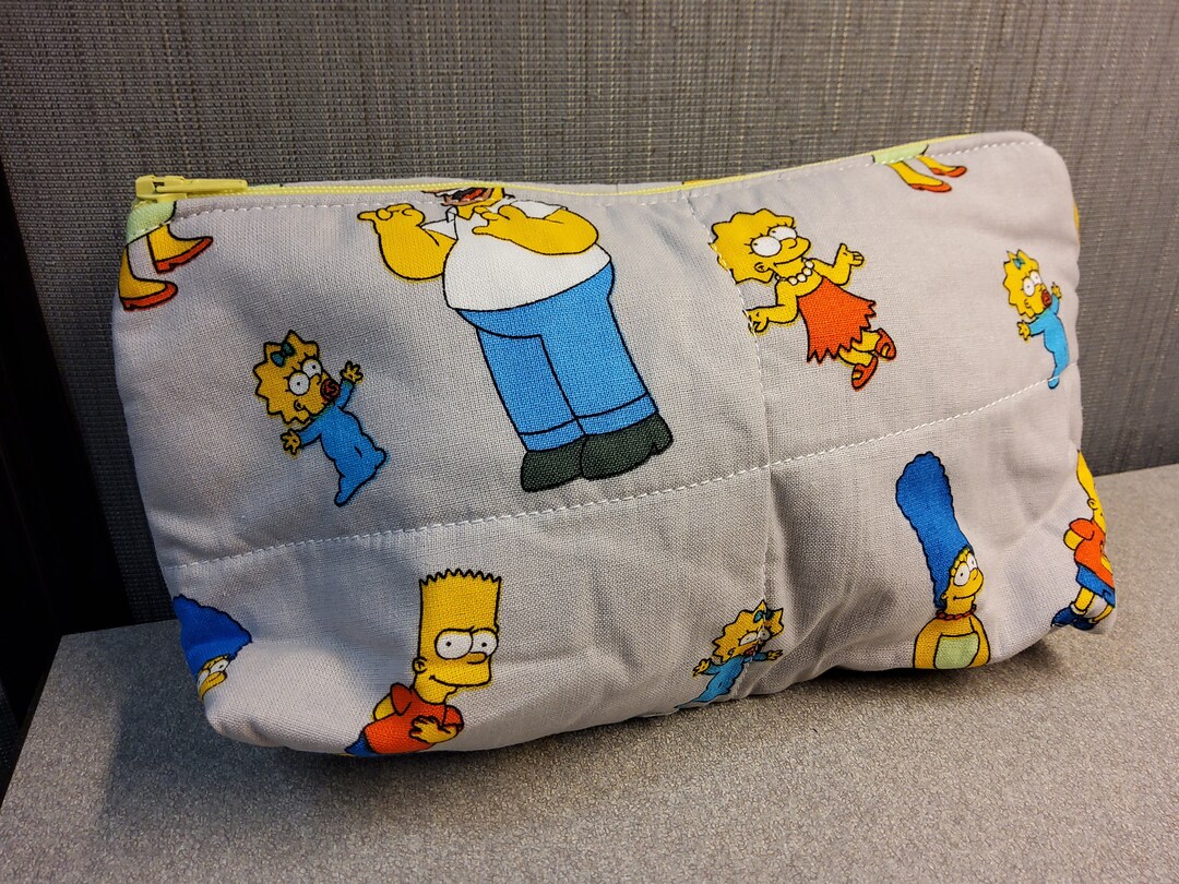 The Simpsons/ Fox Toiletry/cosmetic/art Supply Bag - Etsy