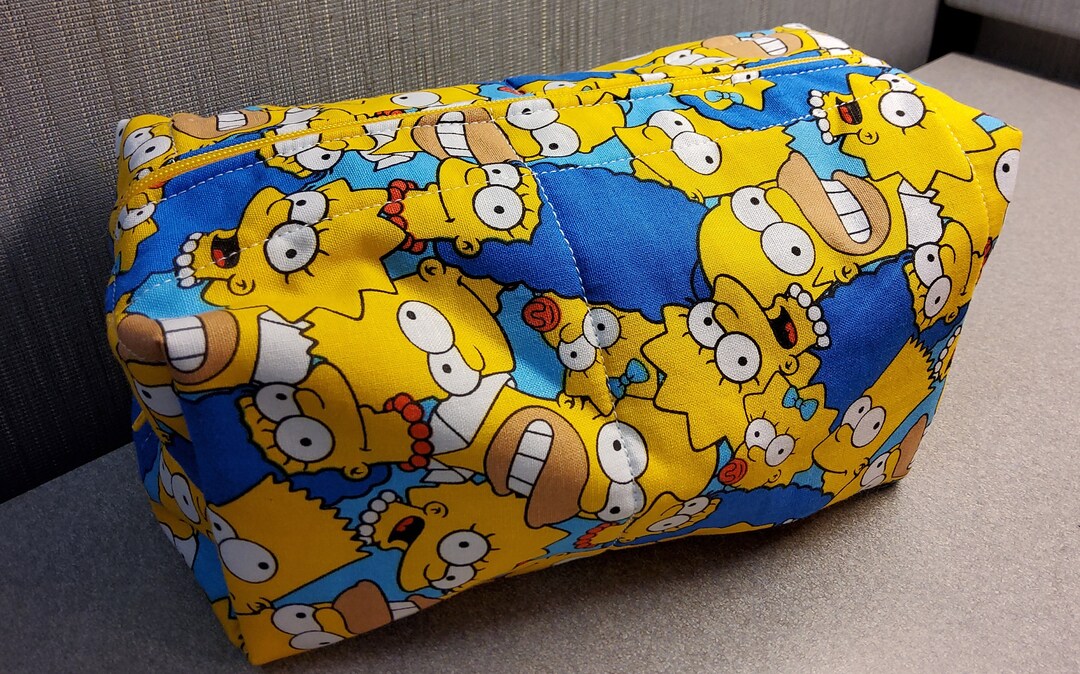 The Simpsons/ Fox Toiletry/cosmetic/art Supply Bag - Etsy