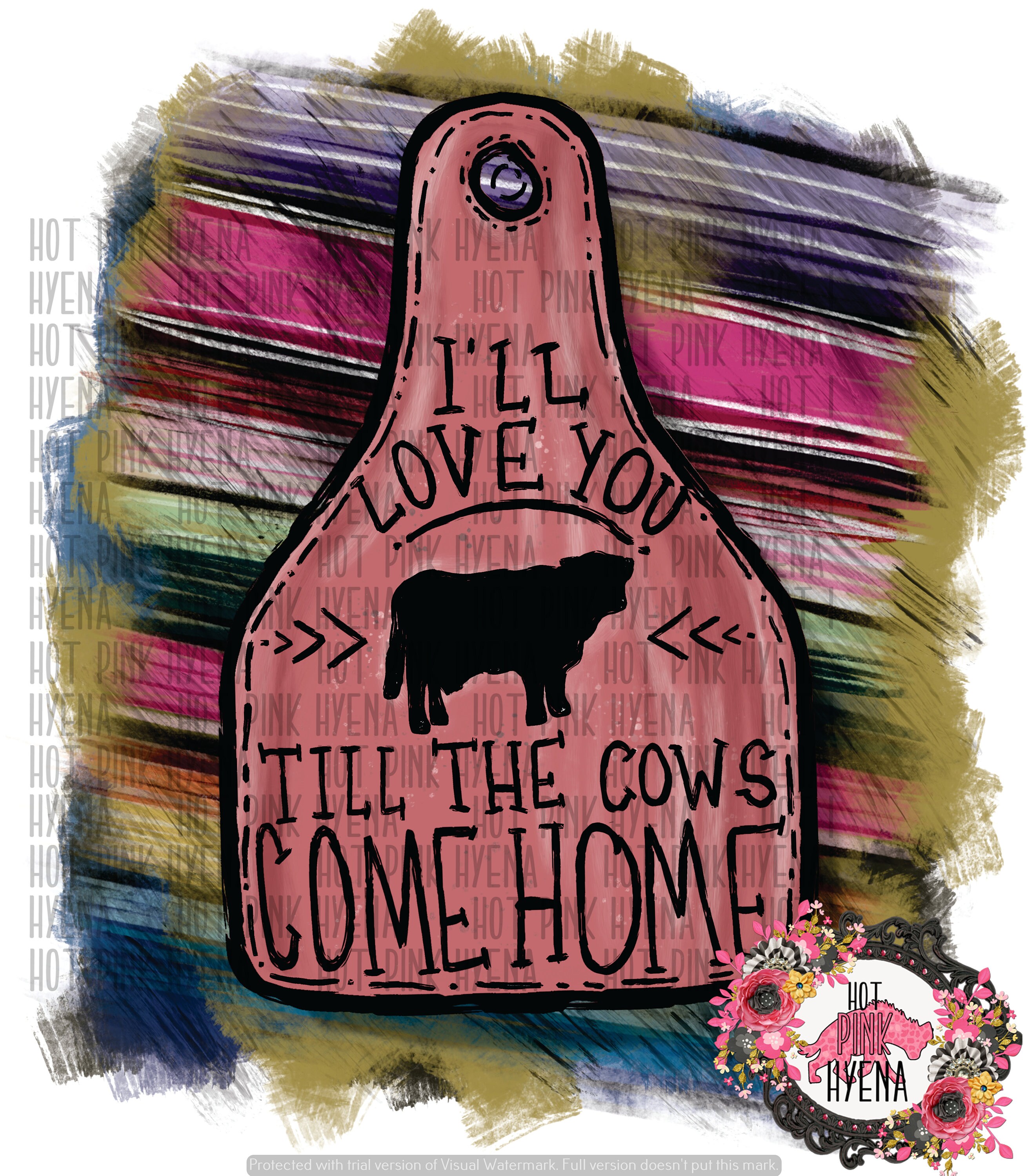 I'll love you Till The Cows Come Home Vinyl Transfer - Etsy Nederland