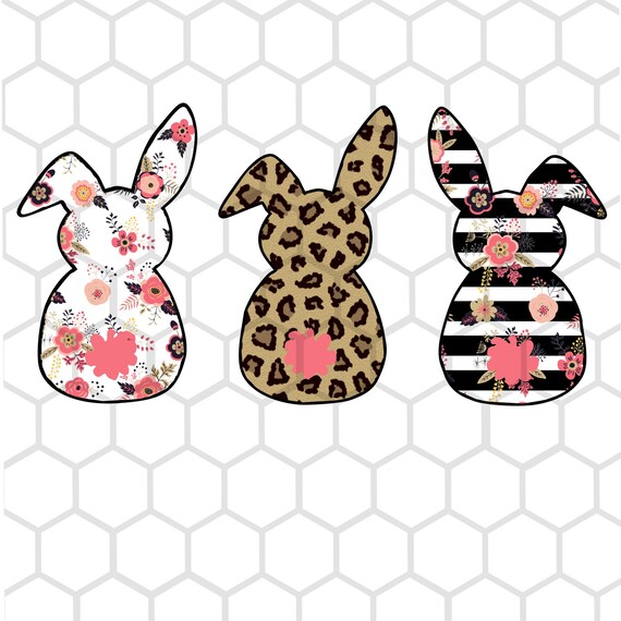 Three Little Bunnies PNG DIGITAL Download Digital | Etsy