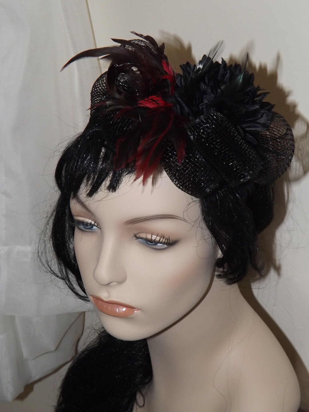 Cardinal Fascinator Hat-headband - Etsy
