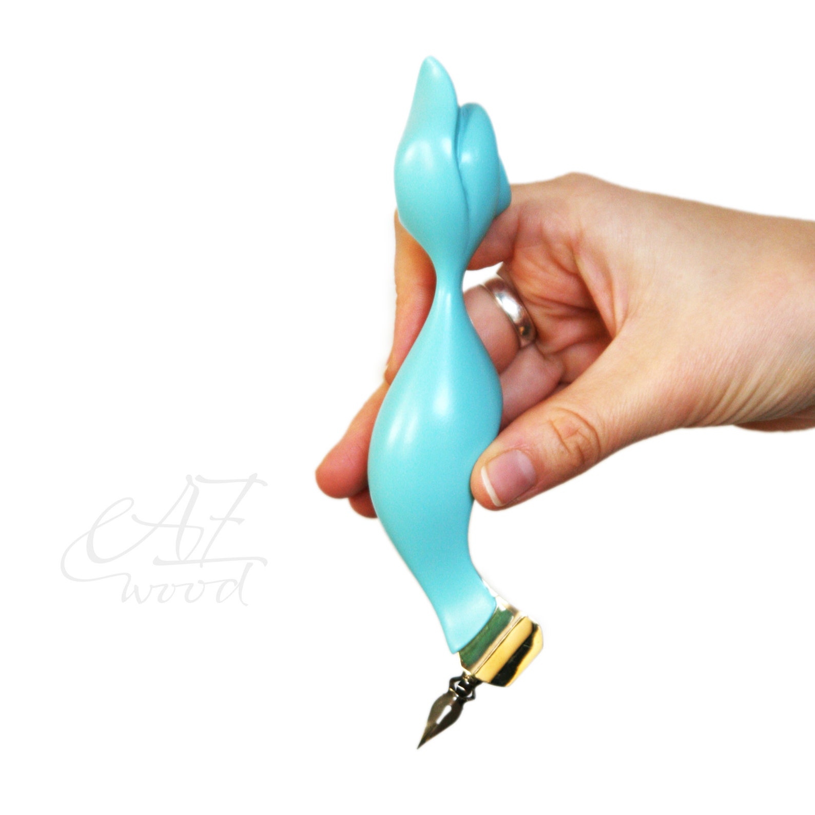 DAPHNE BLUE / 人間工学に基づいた斜めペンホルダー / - Etsy 日本