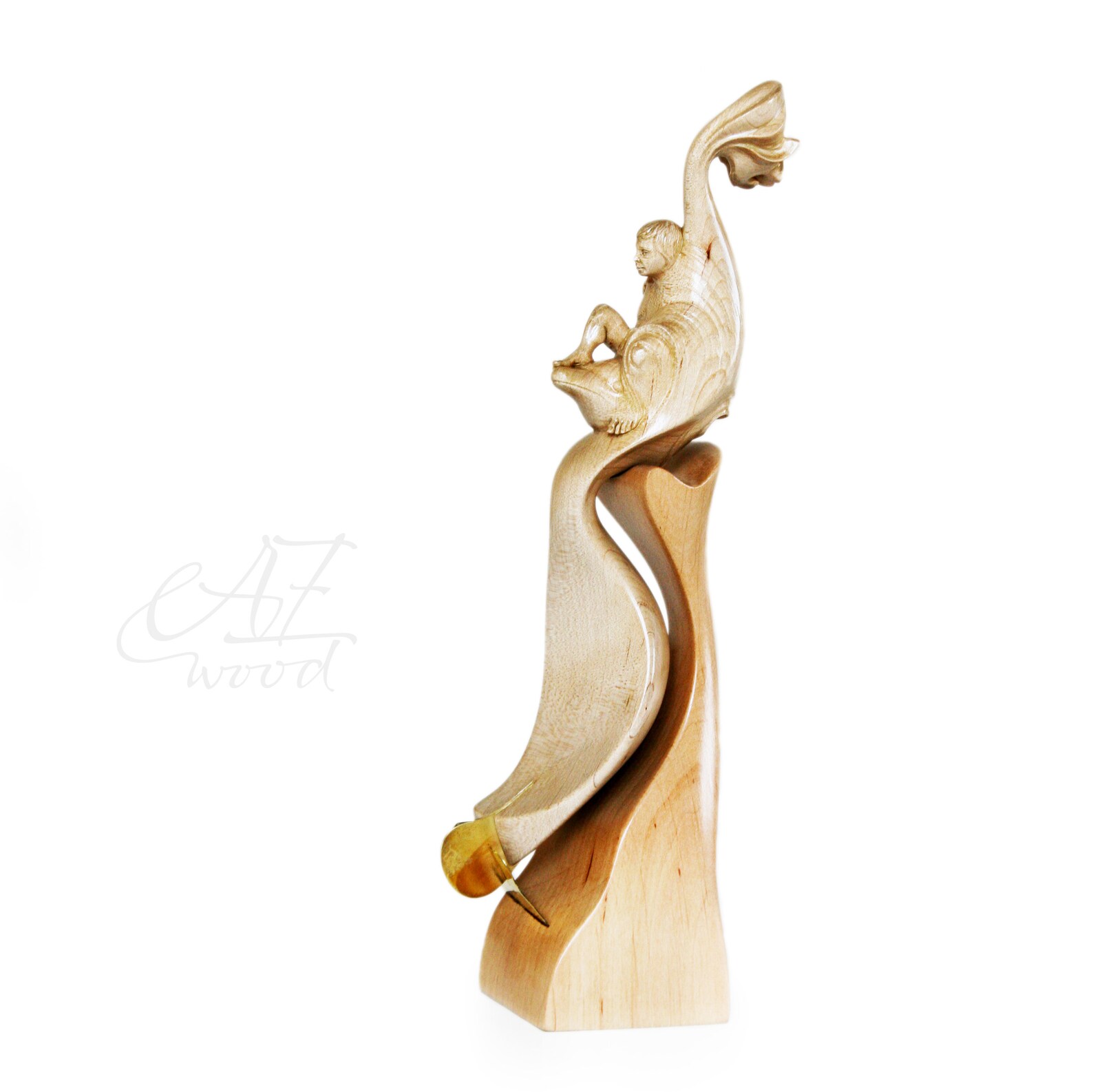 Set: Sculptural ergonomic pen holder On the waves of | Etsy