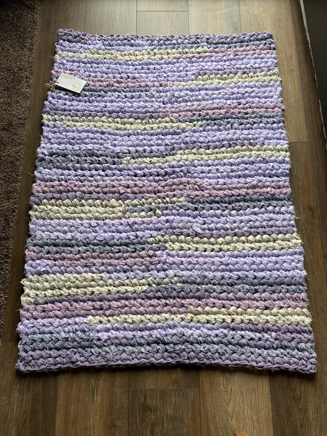 Crocheted Rag Rug - Etsy