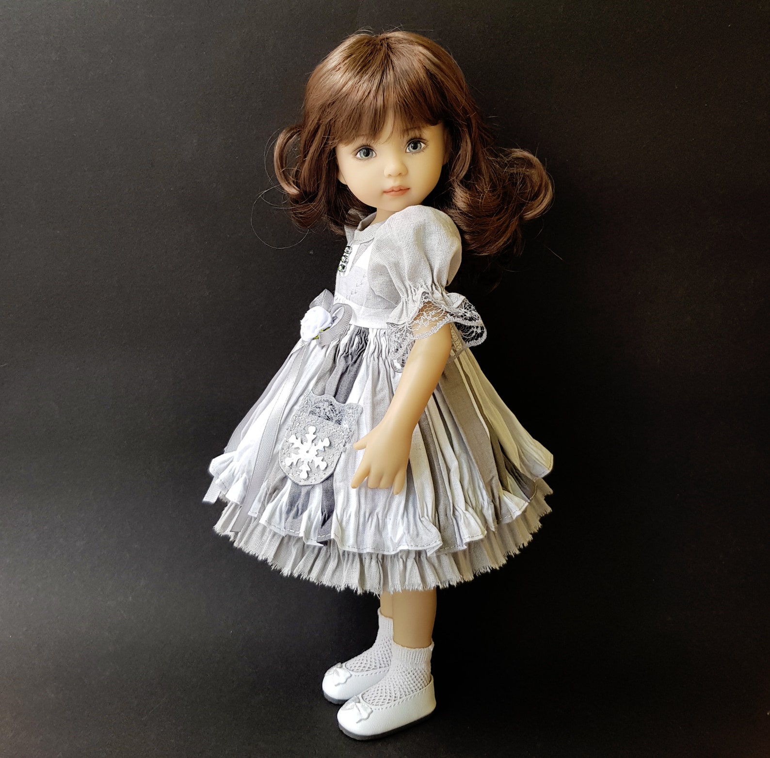 Light Gray Dress Doll Little Darling 13 Two-layer Doll | Etsy