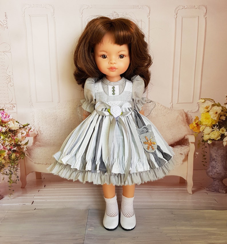 Light Gray Dress Doll Little Darling 13 Two-layer Doll | Etsy