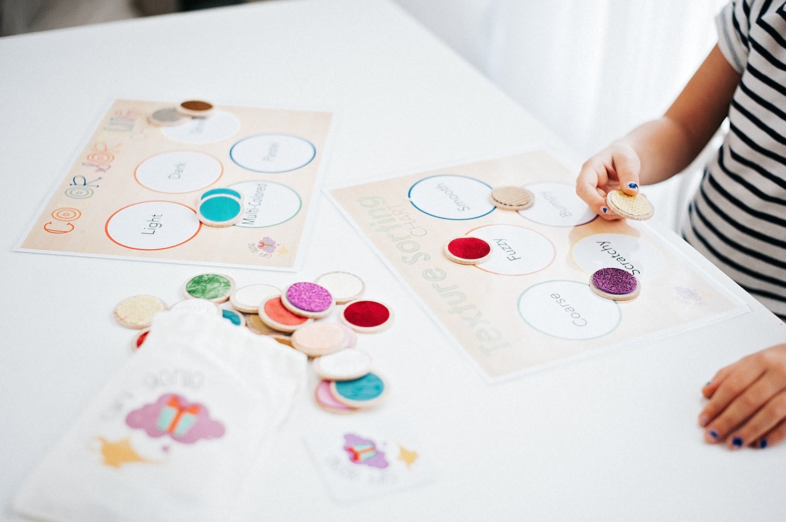 Preschool & Kindergarten Sensory Sorting Activity and Match - Etsy