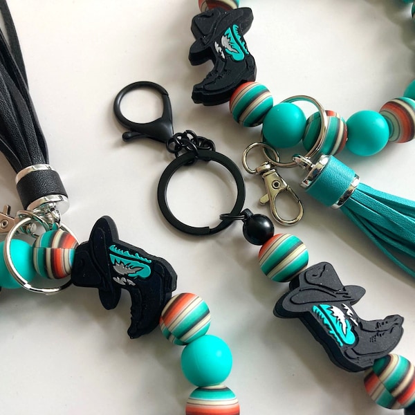 Western Keychains - Etsy