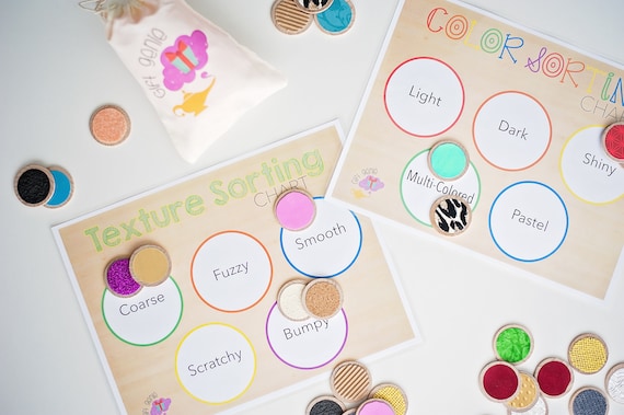 Preschool & Kindergarten Sensory Sorting Activity and Match - Etsy