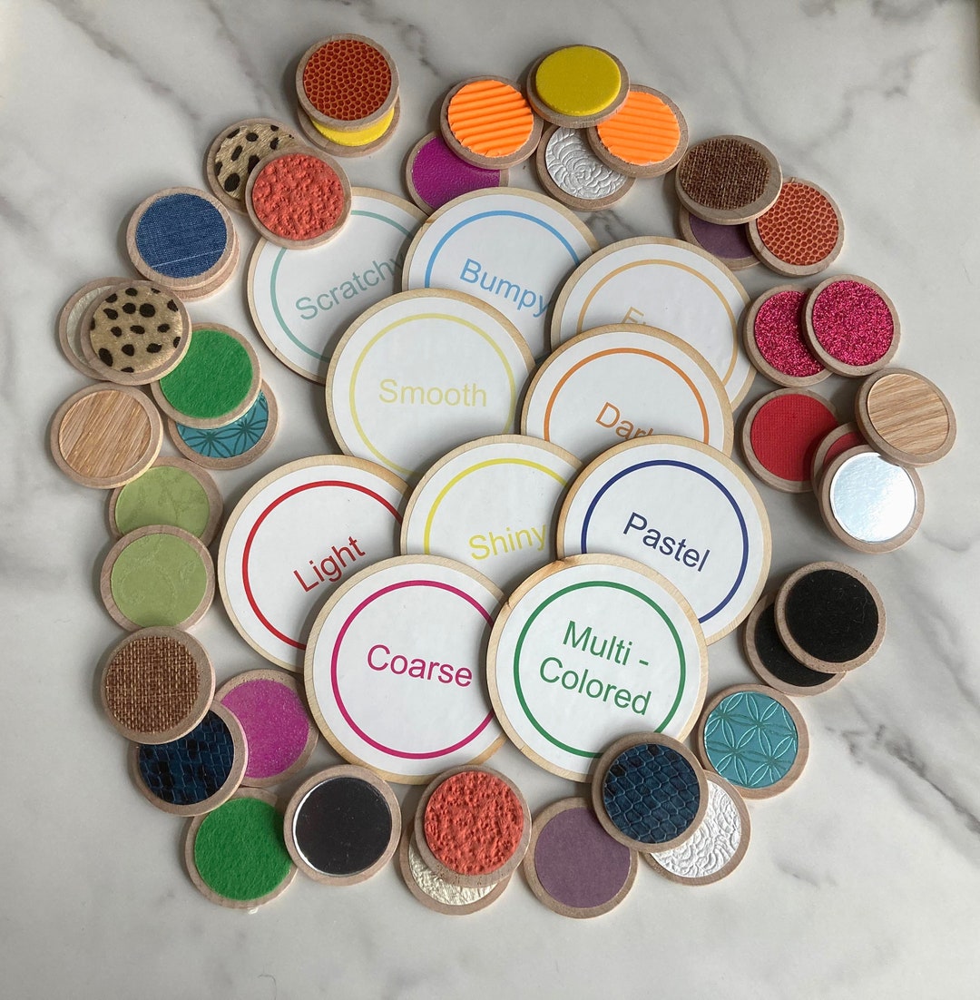 Preschool & Kindergarten Sensory Sorting Activity and Match Game, Early ...