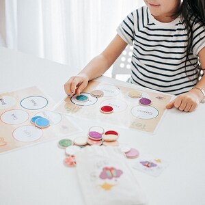 Preschool & Kindergarten Sensory Sorting Activity and Match Game, Early ...