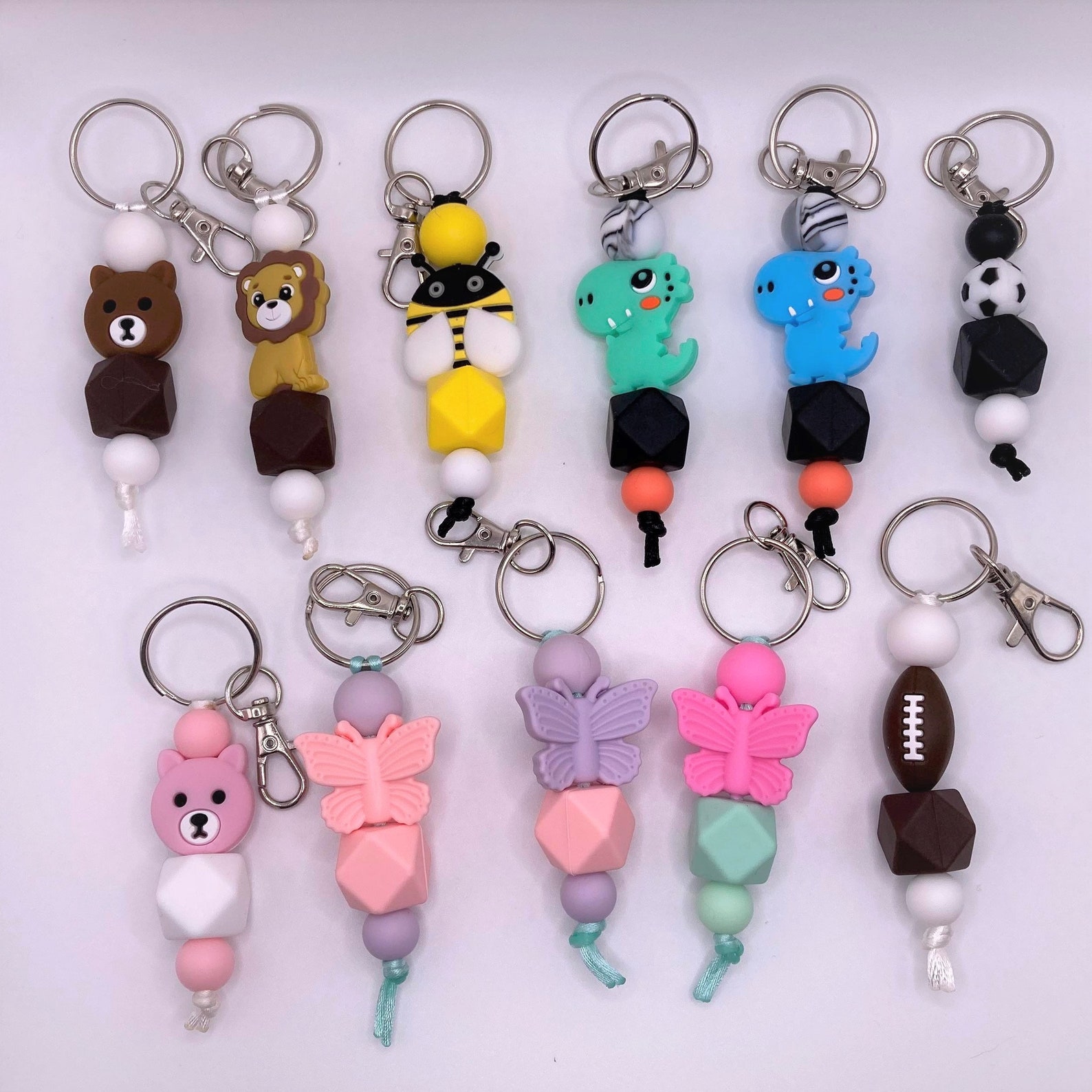 Mini Key Chains Kids Zipper Pulls Backpack Charms Purse - Etsy