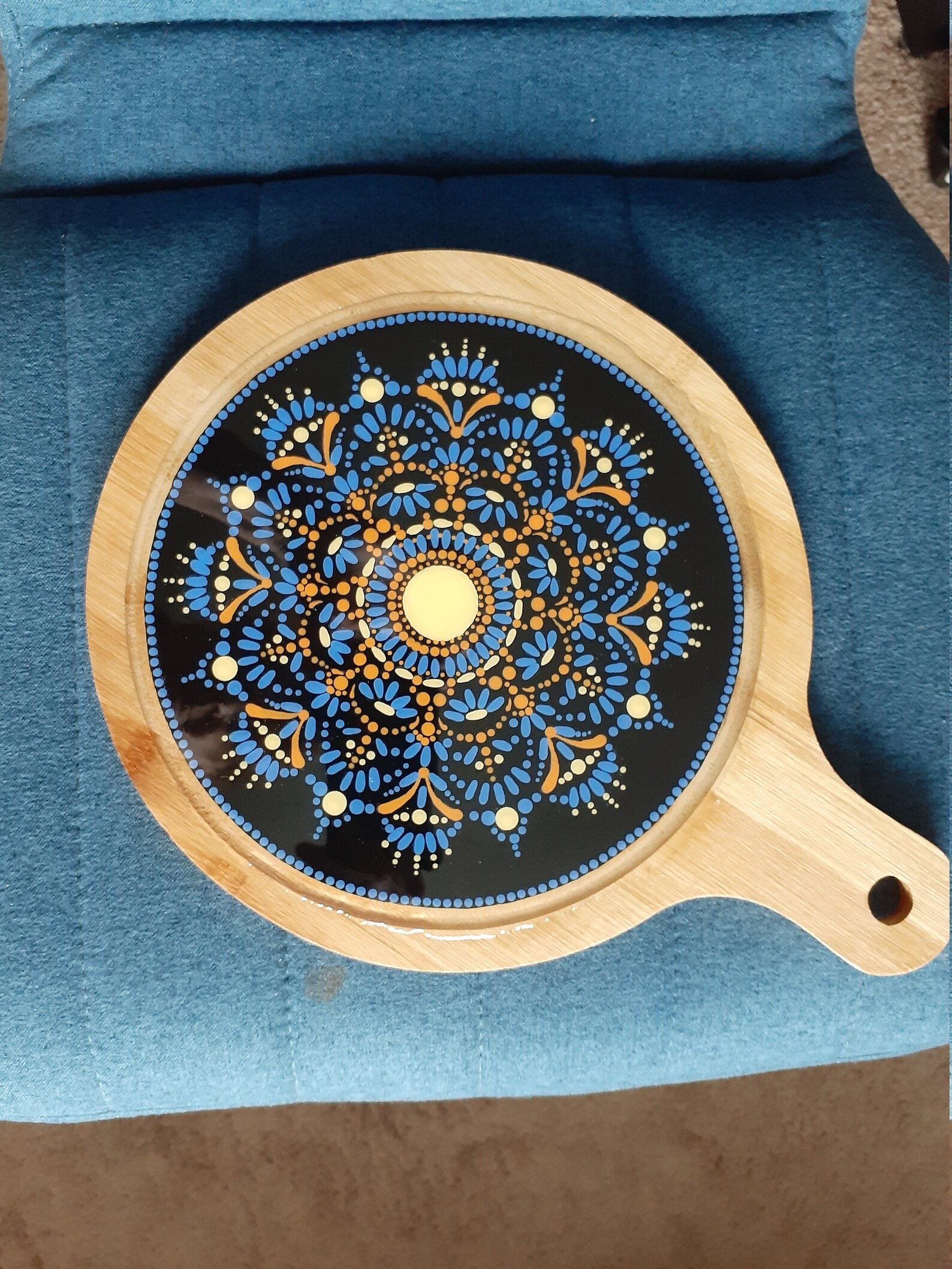 Cutting Board With Mandala - Etsy