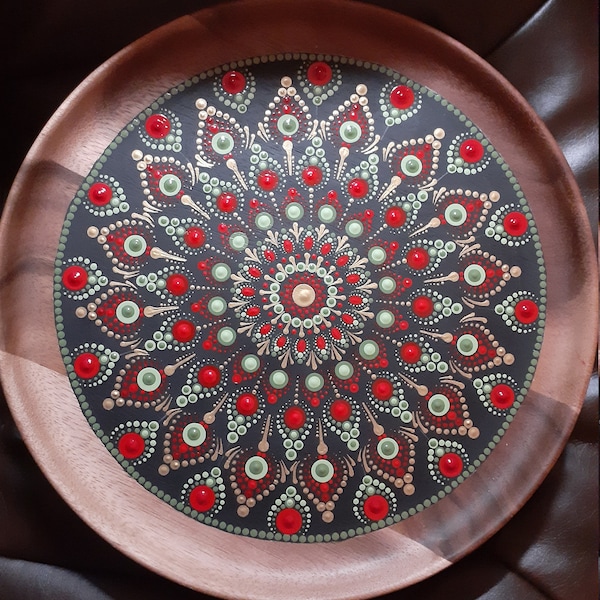 Mandala Plate - Etsy