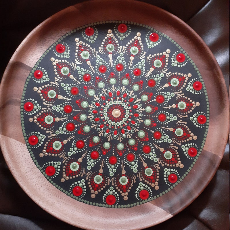 Mandala Plate - Etsy