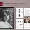 Ancestry Book Template Family Tree Family History Genealogy Book Mac PC ...