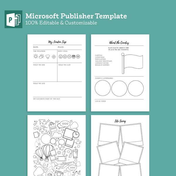 Kid Travel Journal - Etsy