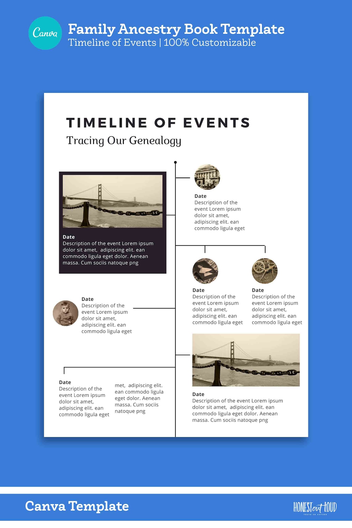 Ancestry Book Template Family Tree Family History and - Etsy Canada