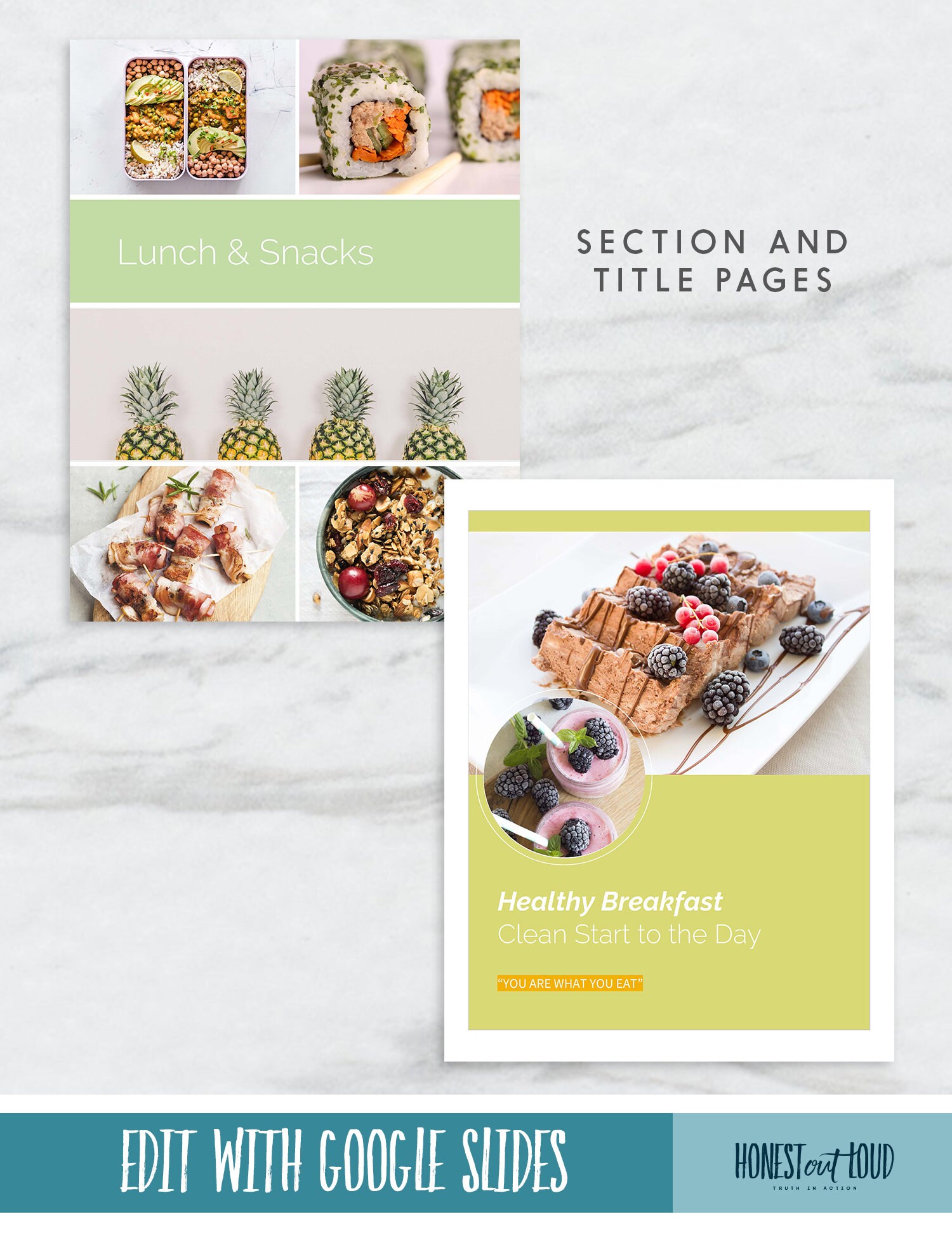 Recipe Cookbook Template - 8.5x11 Instant Digital Download, Google ...