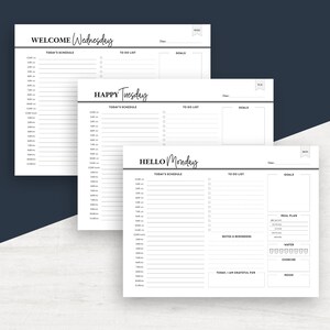 Printable PDF Planner for 2020-2021 Day, Week, Month, Productivity ...