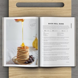 Cookbook and Recipe Template for Adobe InDesign Instant | Etsy
