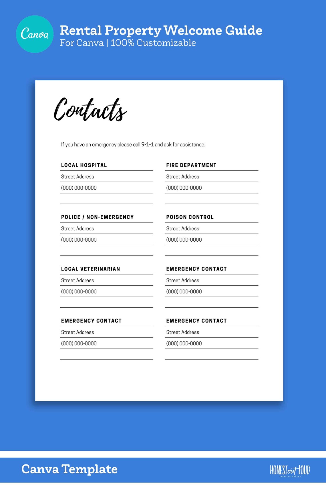 Rental Welcome Guide Template for Airbnb VRBO Hosts Home - Etsy