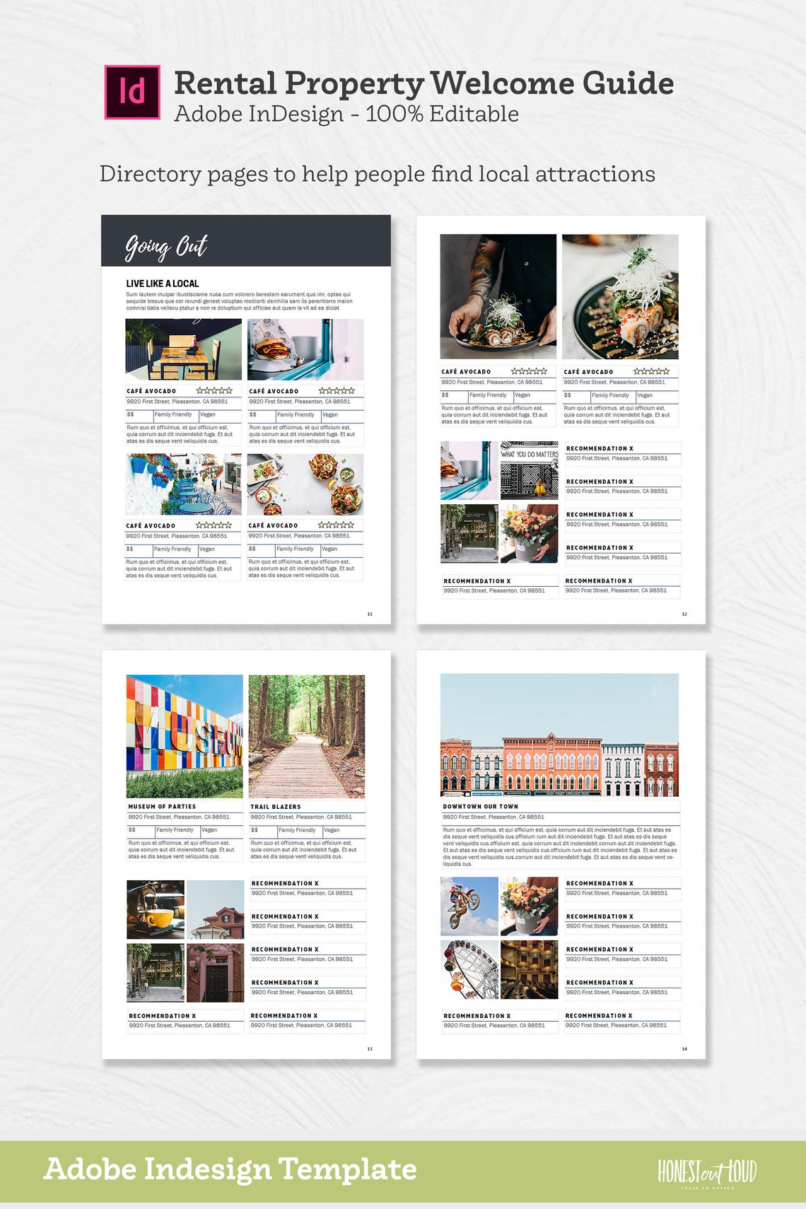 Rental Welcome Guide Template | House Manual Airbnb VRBO Hosts | Home ...