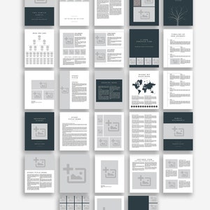 Ancestry Book Template | Family Tree Family History Genealogy Book ...