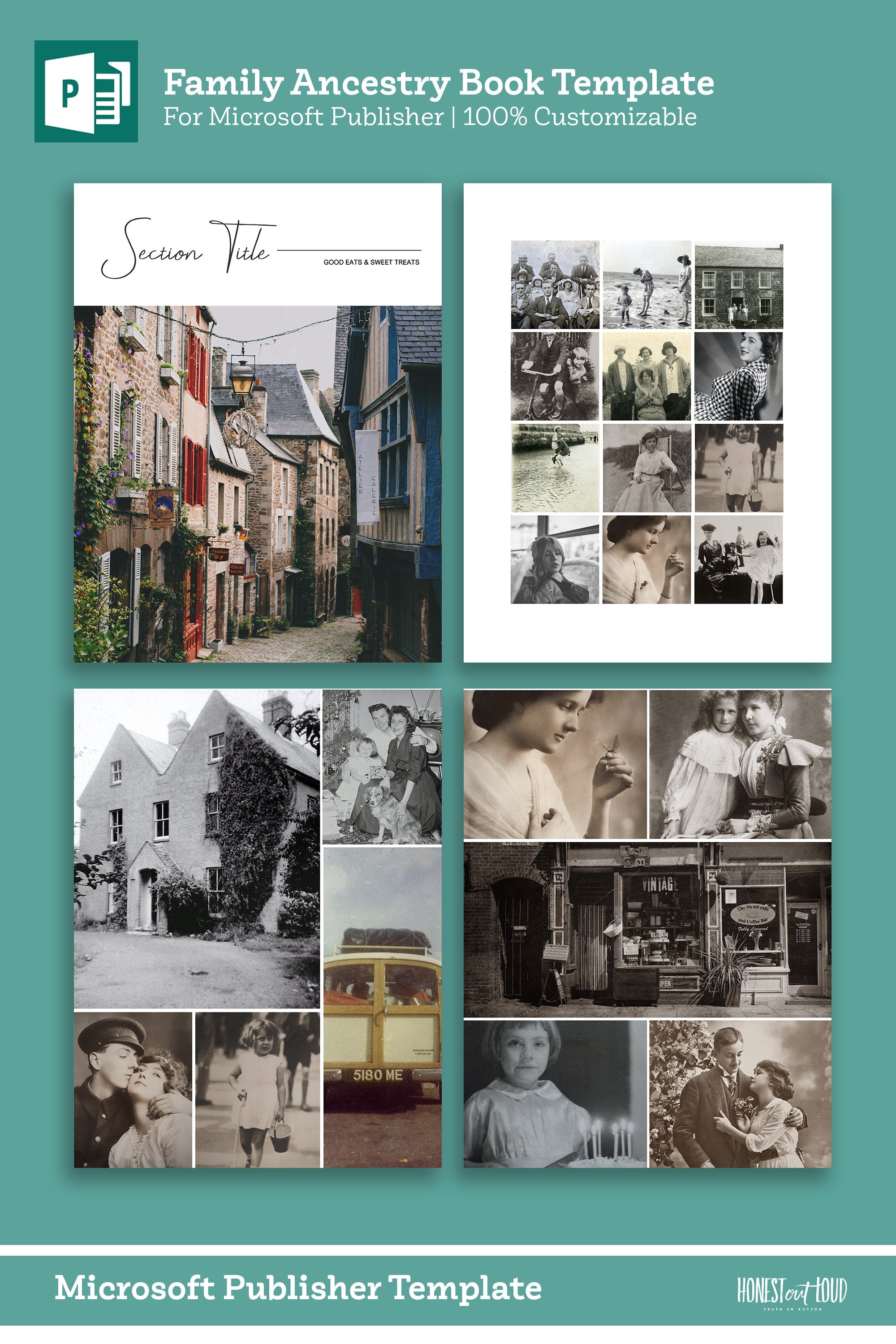 Ancestry Book Template | Family Tree Family History and Genealogy ...